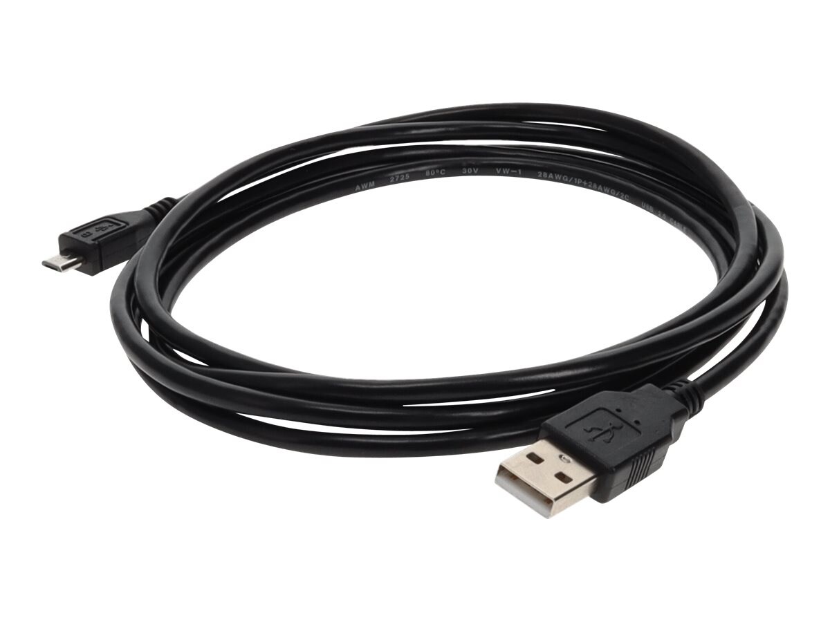 AddOn USB 2.0 Type A Male to Micro-USB 2.0 Type B Male Cable ...