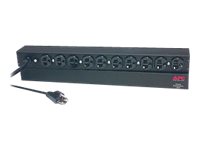 APC Rack PDU Basic, 1U, 20A, 120VAC, 5-20P Input, (10) 5-20R (AP9563)