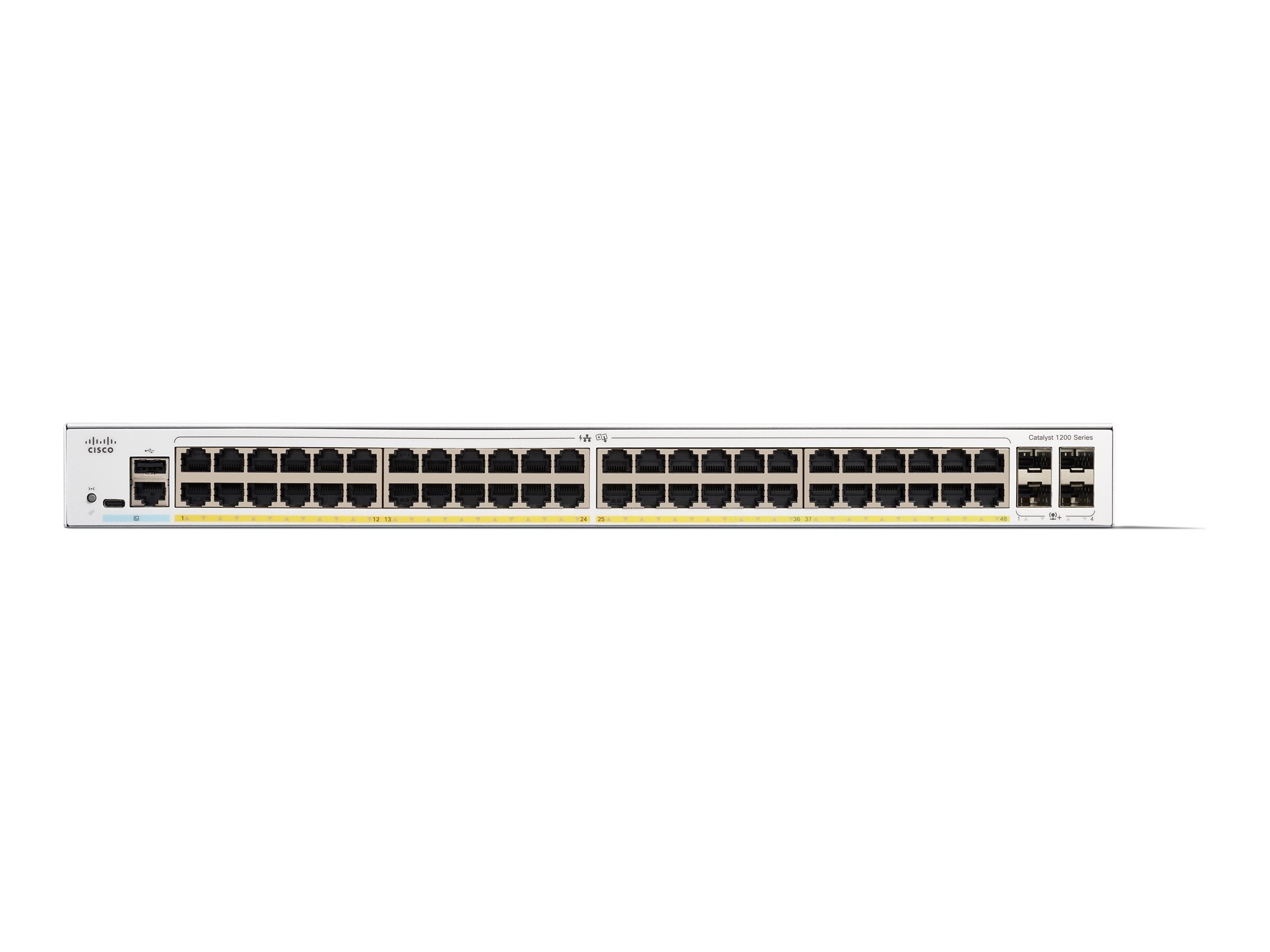 Cisco CATALYST 1200 48-PORT GE, POE, (C1200-48P-4G)
