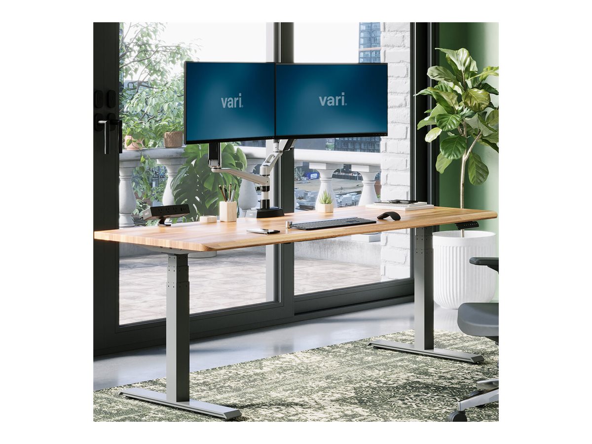 VARIDESK 72"x30" Electric Standing Desk with ComfortEdge, (402375 )