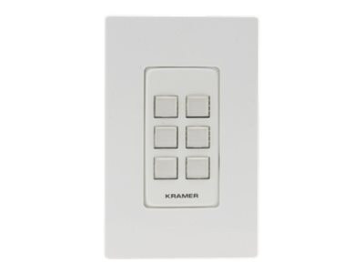 Kramer 6 button Ethernet and KNET 1- (RC-306/US-D(W/B) )