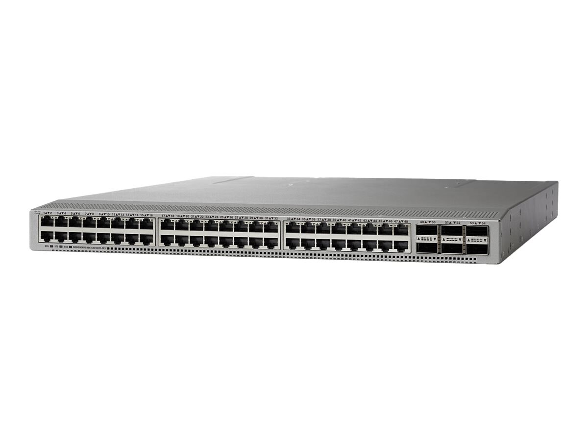 Cisco NEXUS 9300 WITH 48P 100M 1 10G (N9K-C93108TC-FX3 )