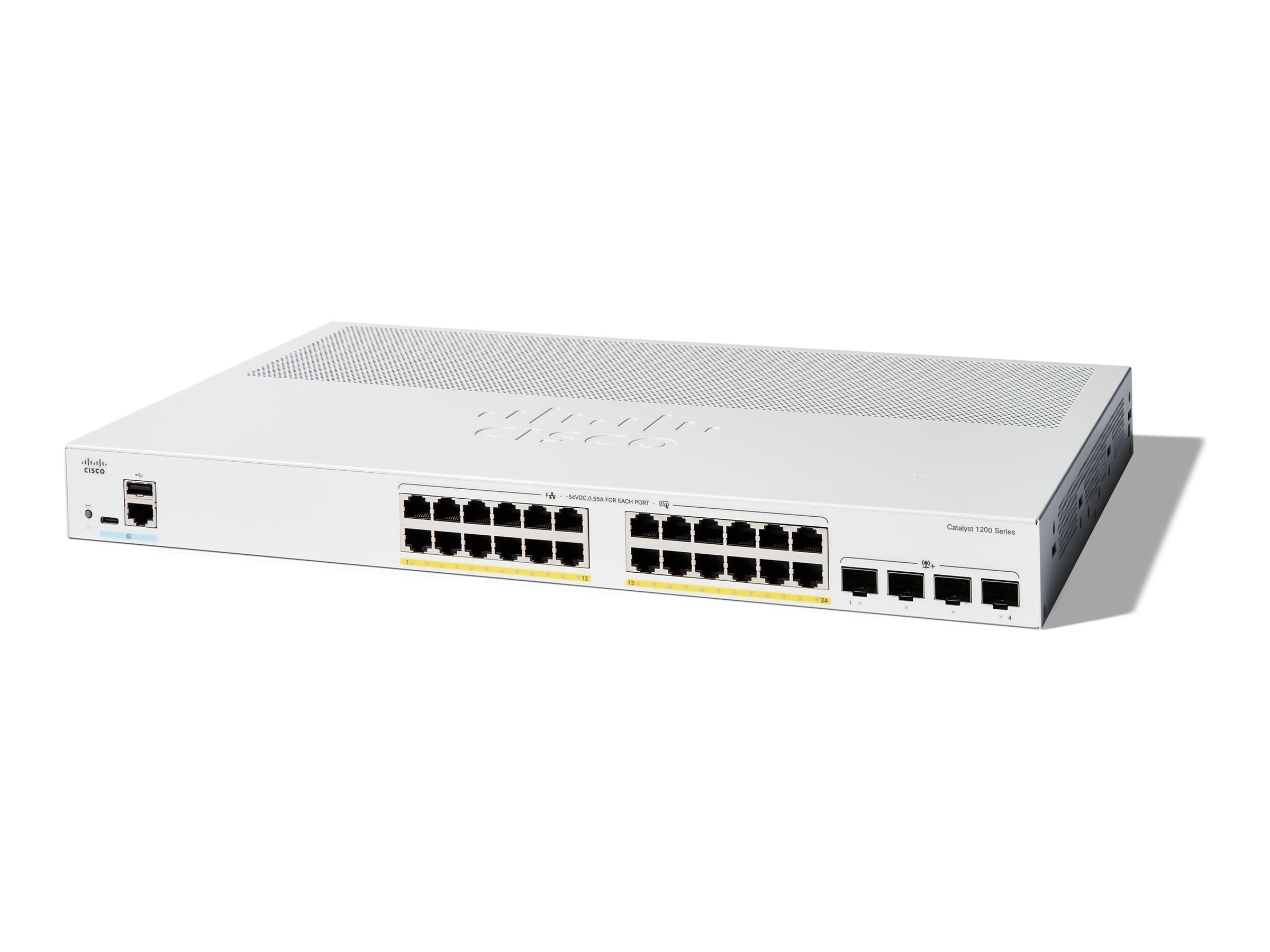 Cisco CATALYST 1200 24-PORT GE, POE, (C1200-24P-4X)