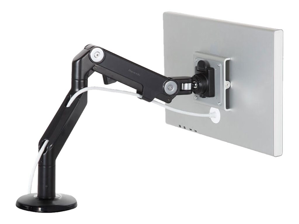 Humanscale M8 Monitor Arm-Bolt Through Mount, Black with Black (M8BB1S)