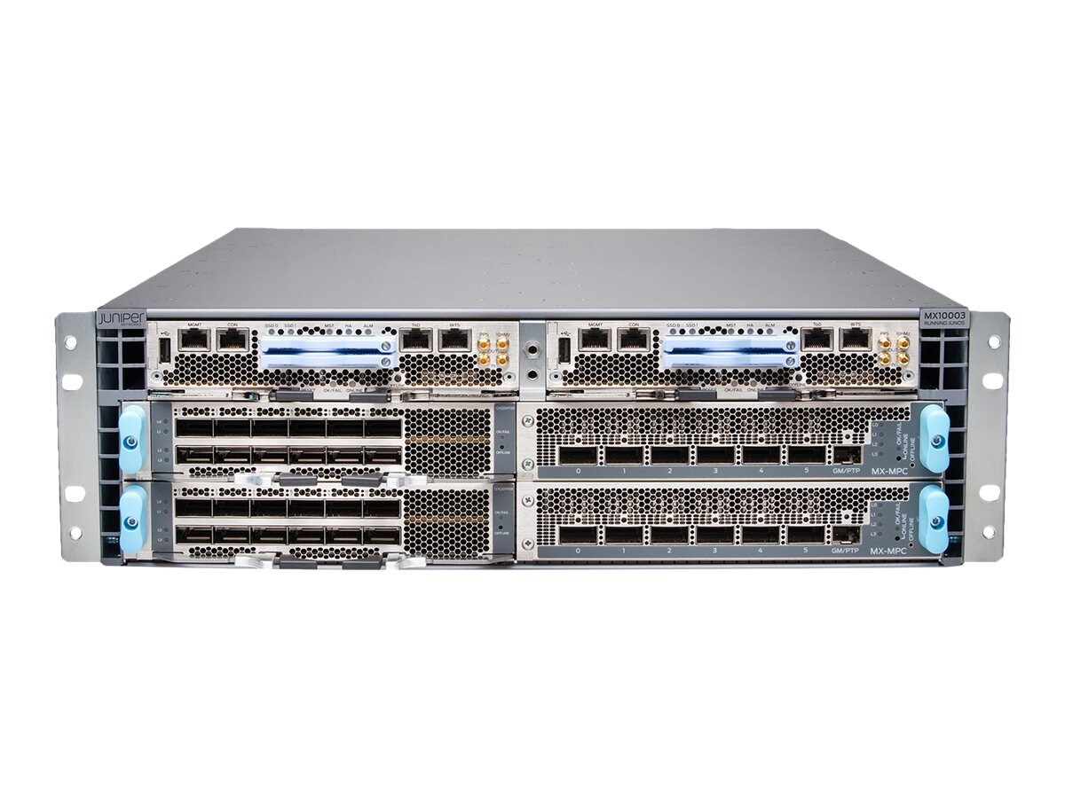 Juniper Networks MX10003 LC2103 6 x 100GE+32 x 10GE (MX10K3-L2103-RU-IR)