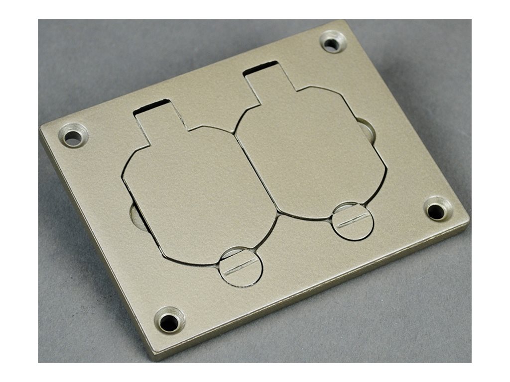 Legrand RECT DUPLX RECEPT PLT-NK (828R-TCAL-NK )