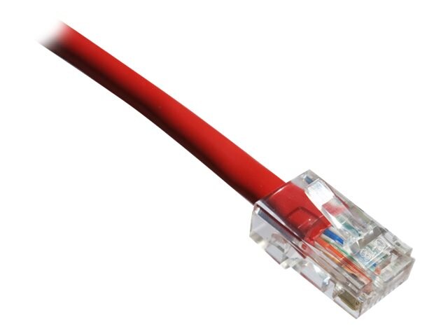 Axiom CAT6 550MHz UTP Bootless Patch Cable, Red, 2ft, TAA (AXG95983)