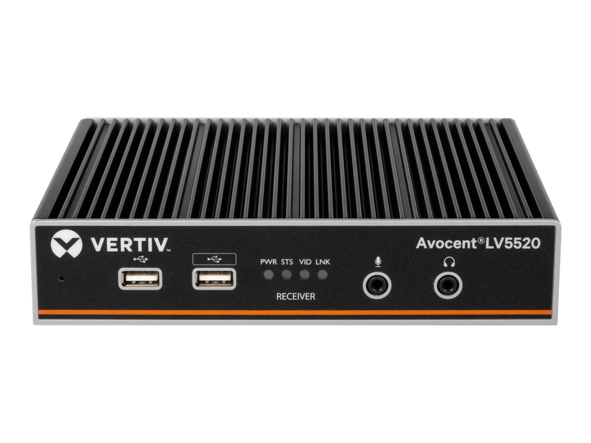 Vertiv Dual DP Extender 4K60 USB 2.0 (LV5520R-400)