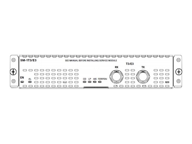 Cisco One Port T3 E3 Service Module (SM-X-1T3/E3)