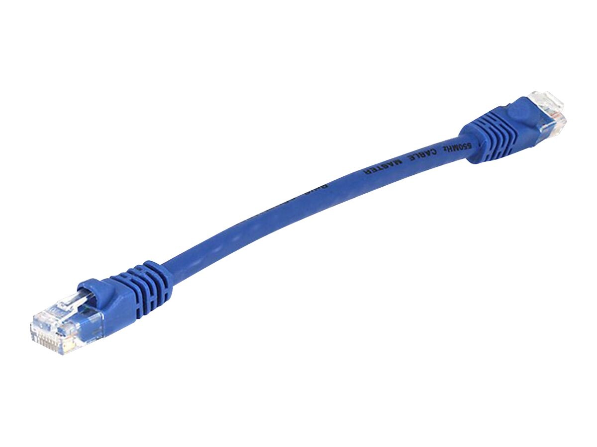 Monoprice CAT6 UTP CABLE_ 6-INCH BLUE (7499 )