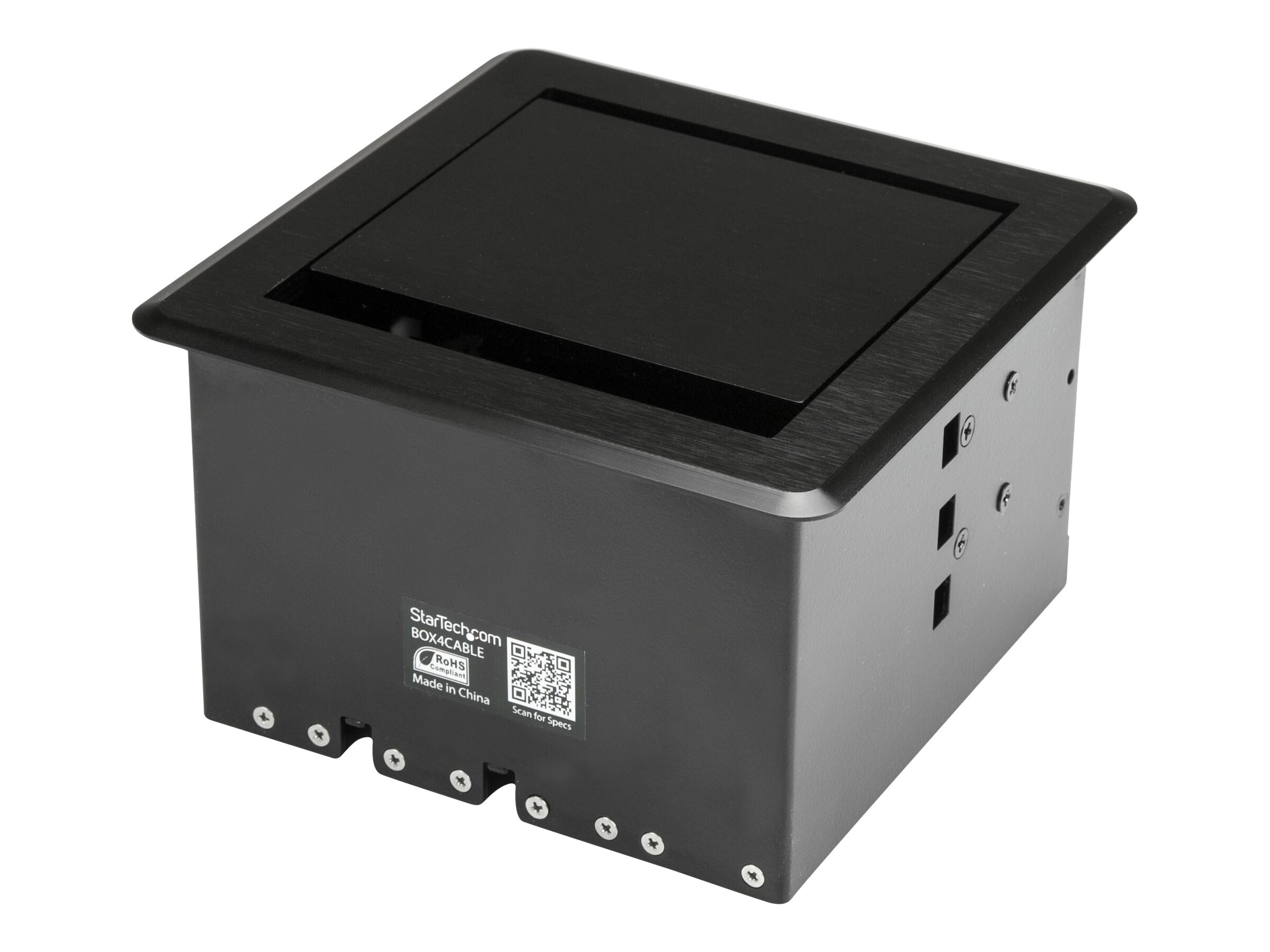 StarTech.com Conference Table Cable Management Box, Table Top, (BOX4CABLE)