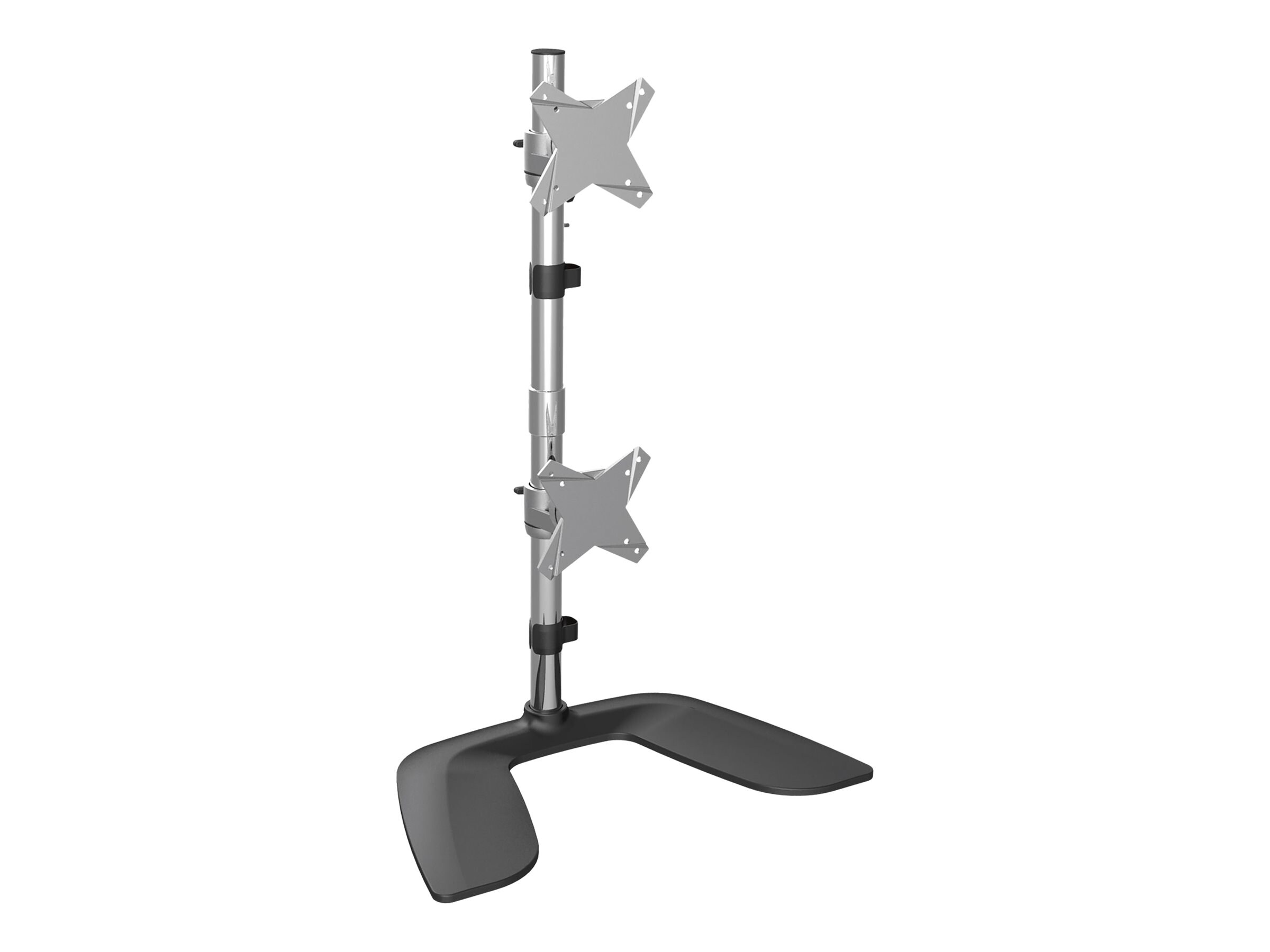 StarTech.com Vertical Dual Monitor Free Standing Desktop Stand (ARMDUOVS)
