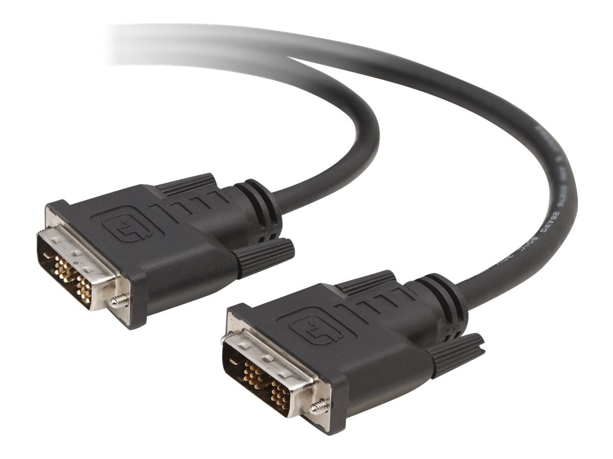 Belkin DVI-D Dual-Link M M Cable, Black, 3ft (F2E7171-03-TAA)