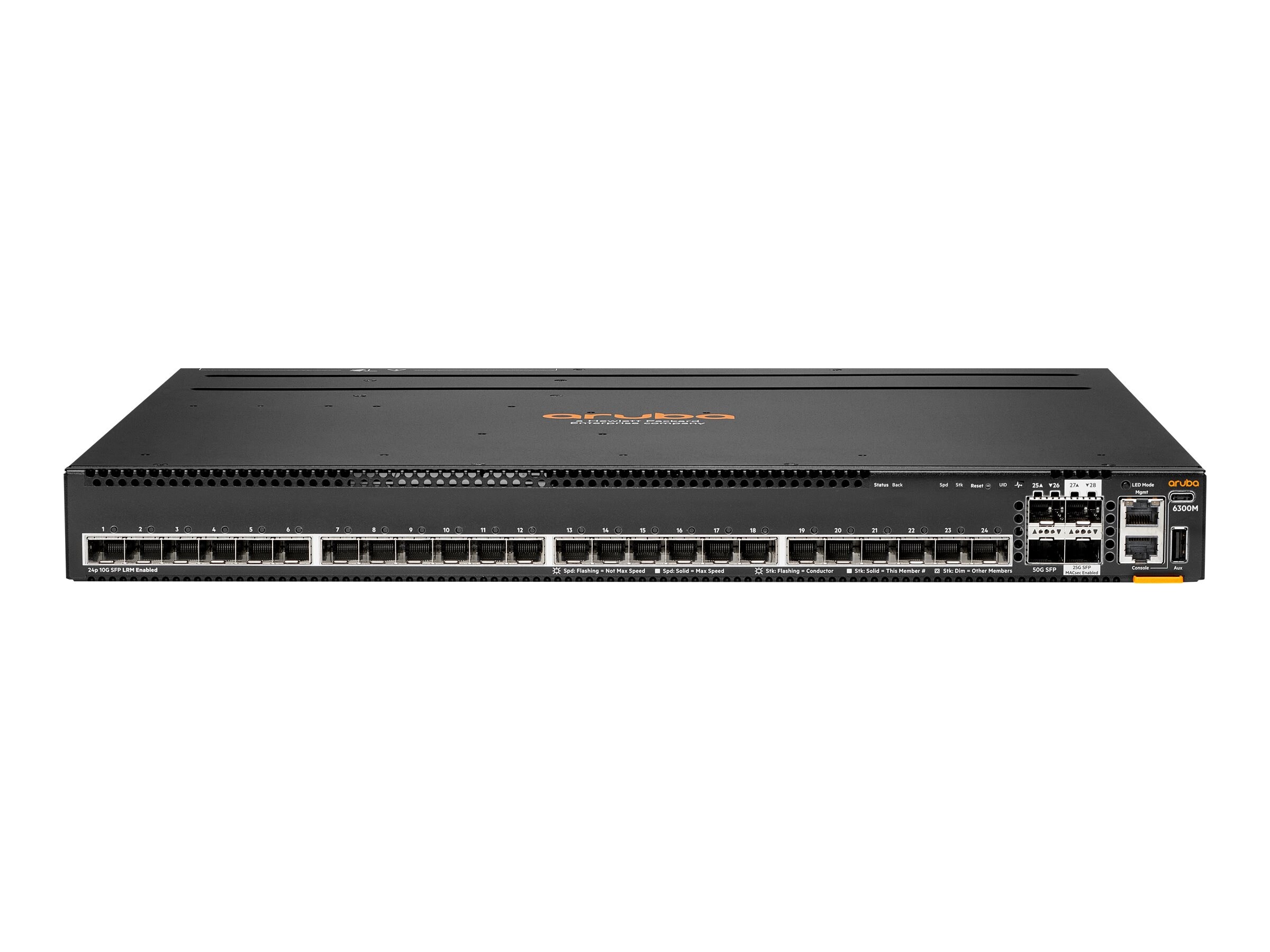 R8S92A - HPE ARUBA 6300M 24P SFP LRM 2P50G - MacConnection