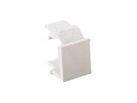 Leviton Blank QuickPort Insert, White (10-pack) (41084-0BW)